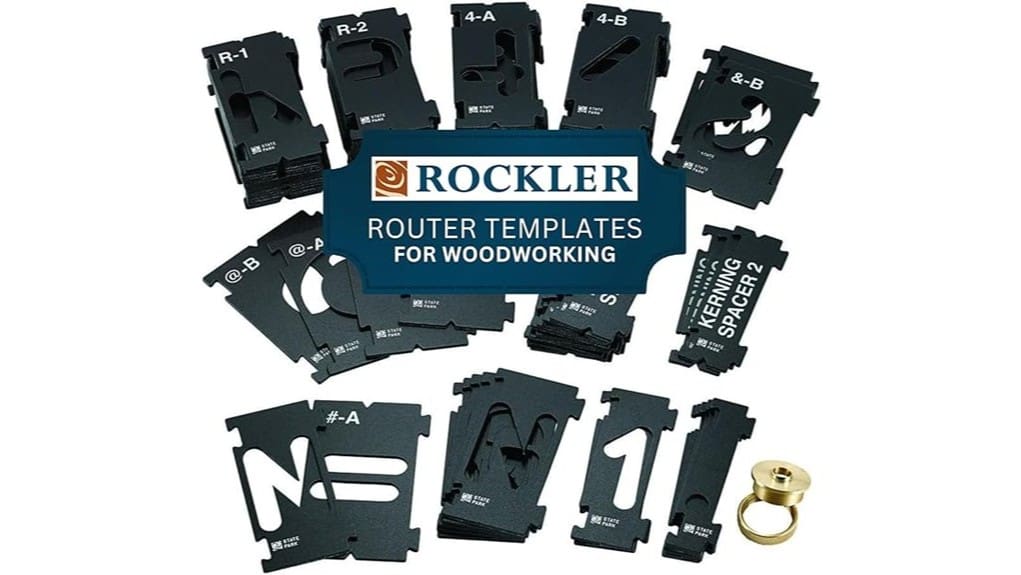 Rockler Router Letter Template Set (3-3/8”) Review | Letter Kits